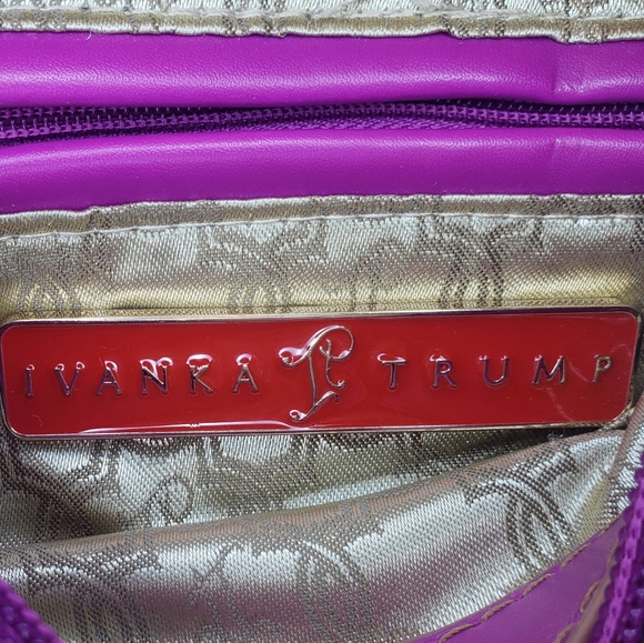 Ivanka Trump | Bags | Ivanka Trump Purse Small Purple Crossbody With ...